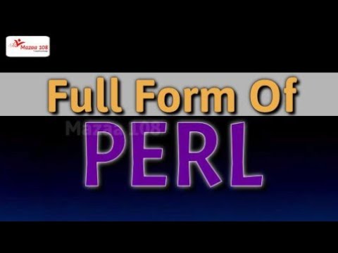 full form of PERL | PERL stands for | PERL Means | Information Technology | Mazaa 108 | #Mazaa108