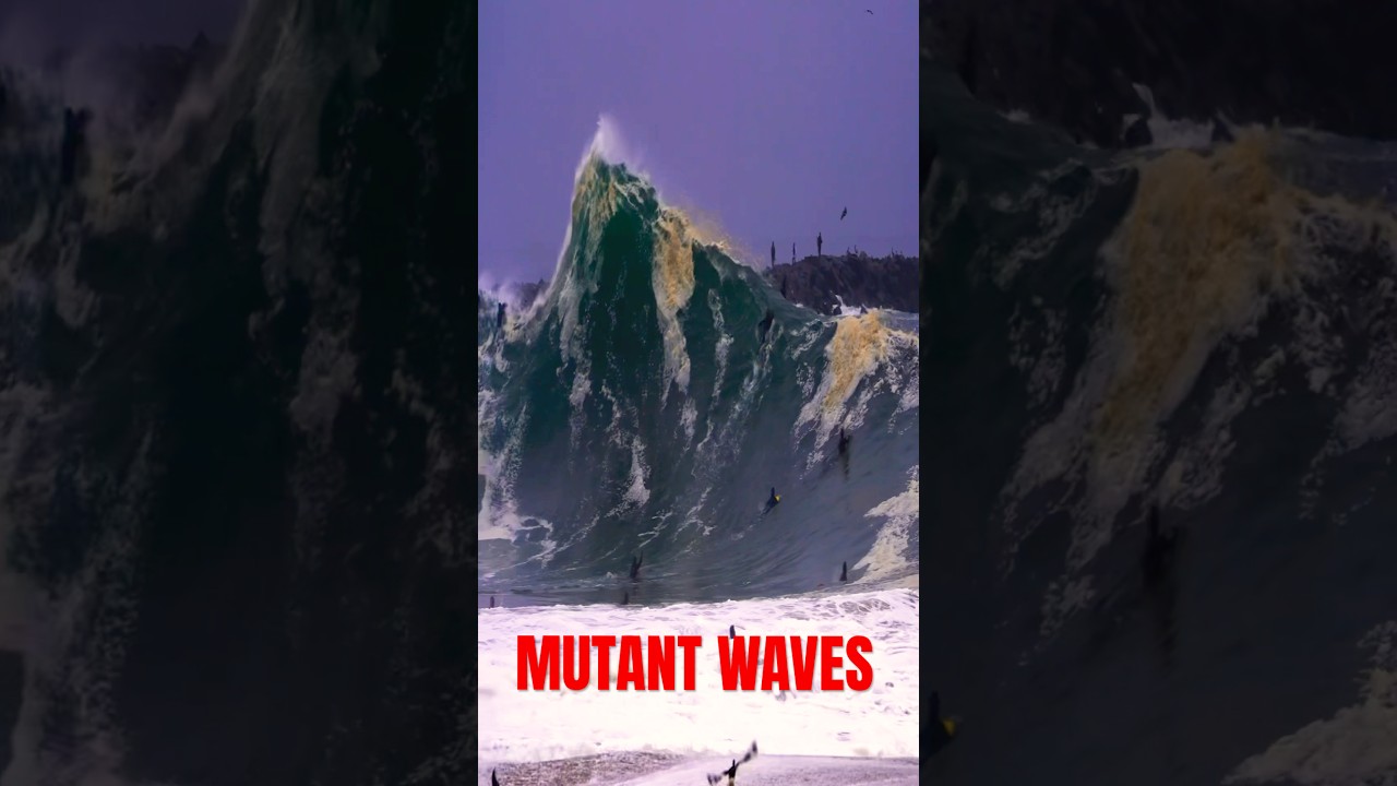 Can’t believe this isn’t AI #bigwaves #ocean #beach