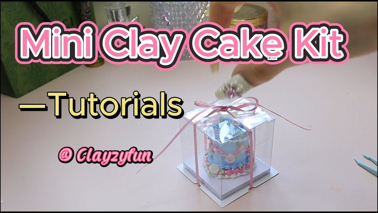 How to Create Adorable Mini Clay Cakes | Step-by-Step Tutorial with Clayzyfun Kit