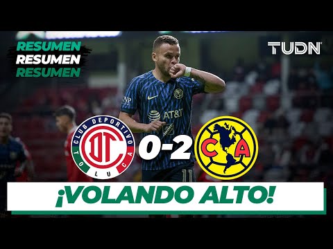 Resumen y goles | Toluca 0-2 América | Copa por México 2022 | TUDN