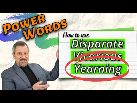 ADVANCED English Vocabulary Words Yearning