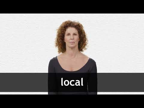 LOCAL definition and meaning | Collins English Dictionary