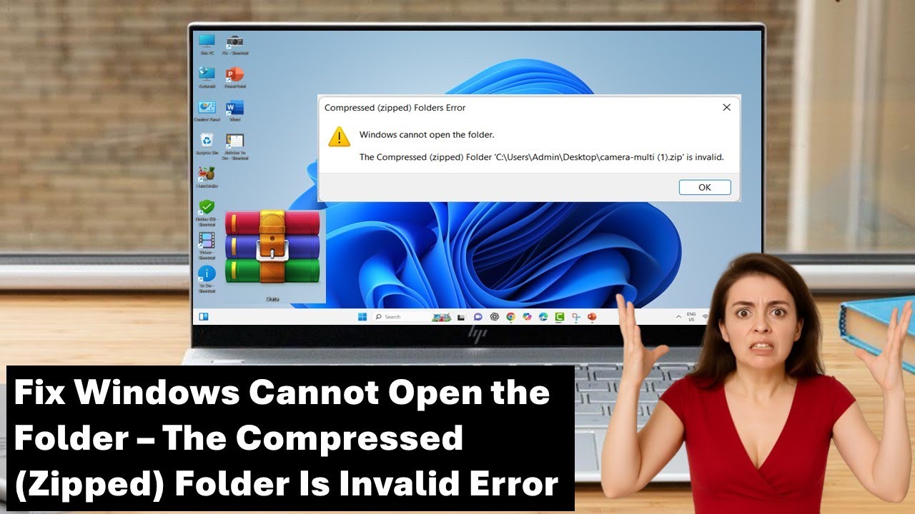 Fix Windows Cannot Open the Folder-The Compressed Zipped Folder Is Invalid Error
