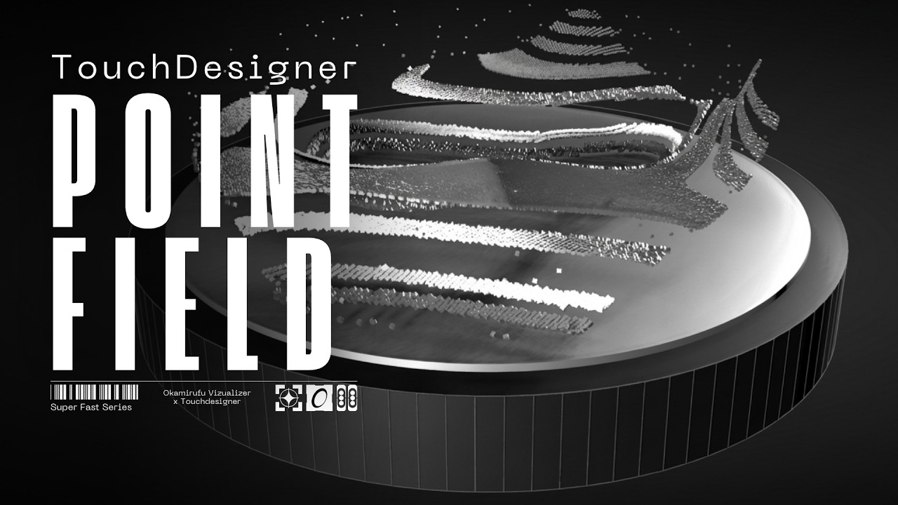 TouchDesigner Tutorial: Create a Topographic Point Map using POPs (Easy)