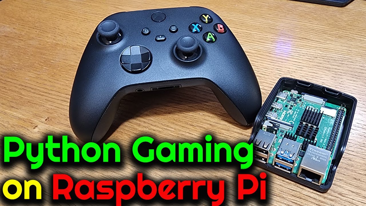 Raspberry Pi 4 Fun: Python Snake Game with Xbox Controller in Action
