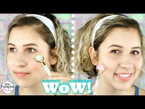 How to use Jade Roller + Rose Quartz Roller Video Review & Tutorial!