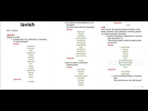 lavish