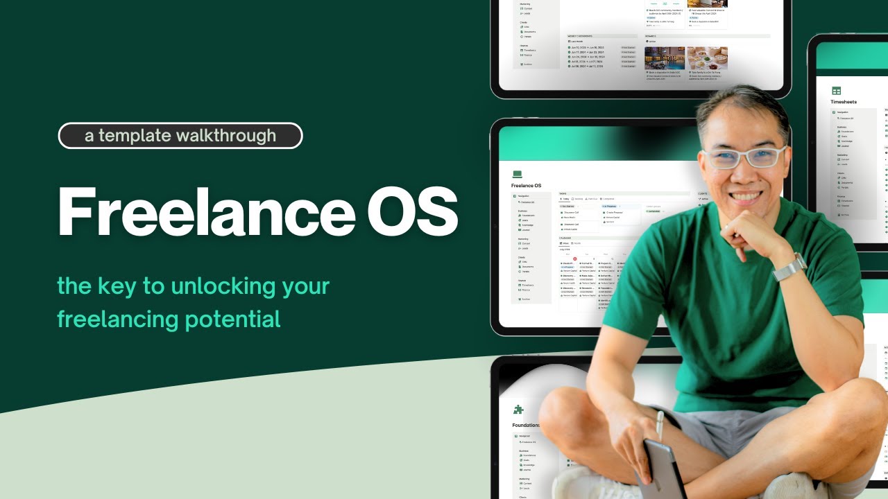 Freelance OS - Notion Template Walkthrough