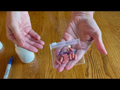 The Best Way To Organize Pills? (Reusable Pill Bags Review)
