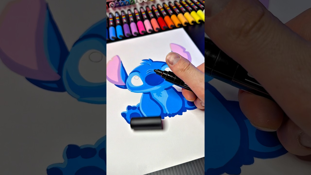 Drawing STITCH💙🎨😀