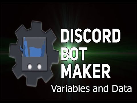 Discord Bot Maker - How to store user input in data and variables! Support Server in Description
