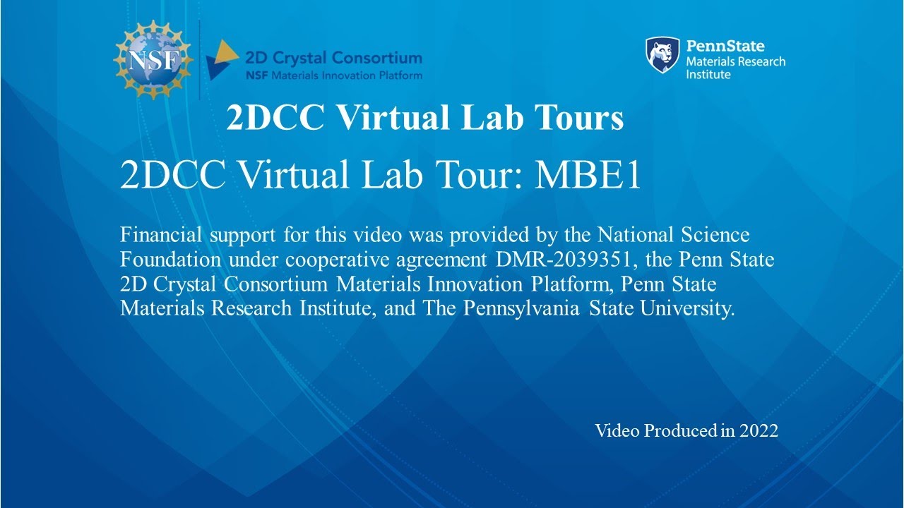 2DCC Virtual Lab Tours - MBE1
