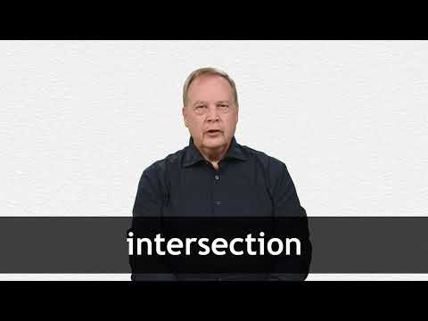How to pronounce INTERSECTION in American English
