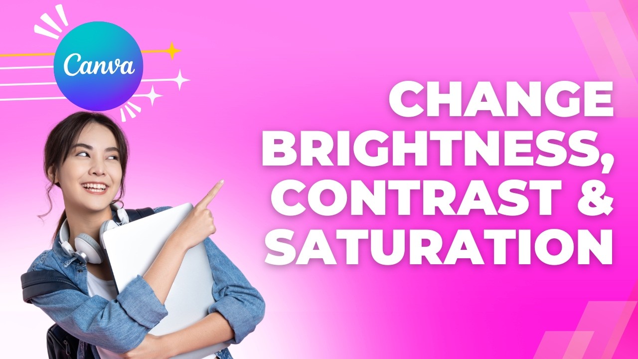 How to Change Brightness, Contrast, and Saturation in Canva | Quick Guide 2026