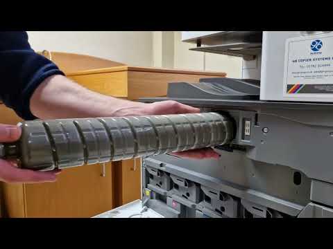 Replacing Toner Ricoh MP C3004, C3504, C4504, C5504 And MP C6004