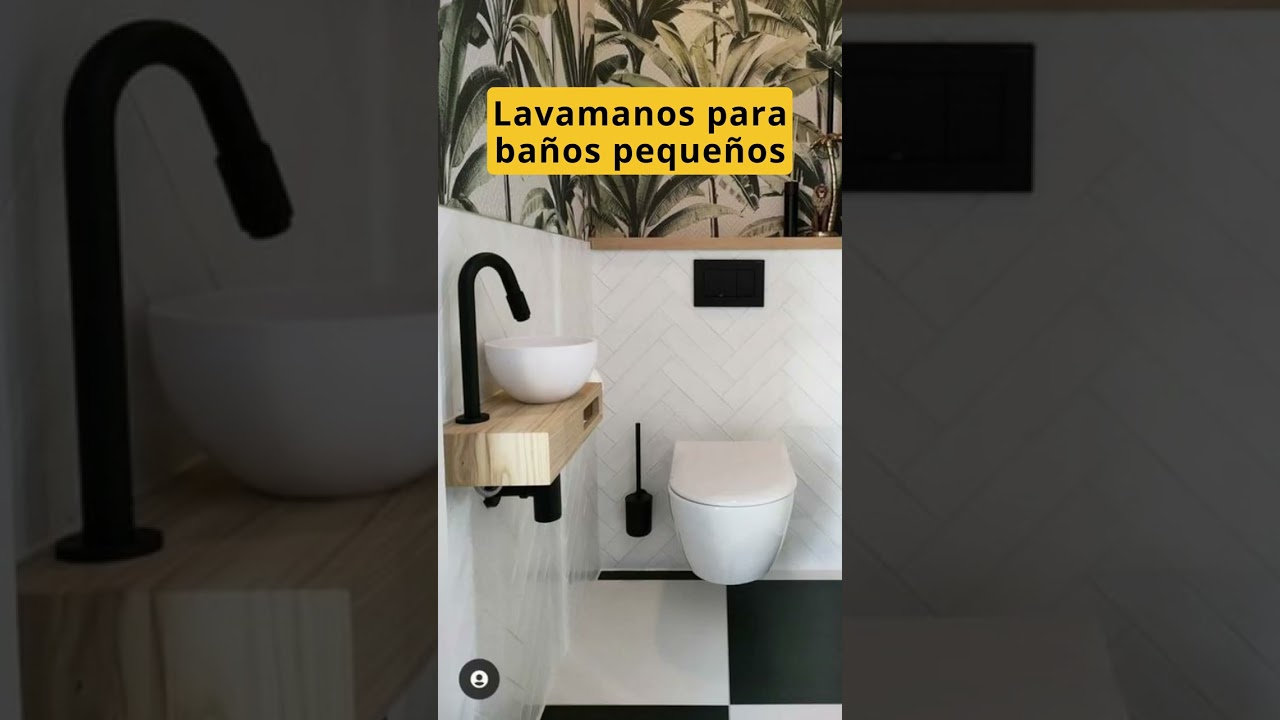 Sinks for SMALL BATHROOMS 💧 Small solutions for simple, modern bathrooms #modernbathrooms