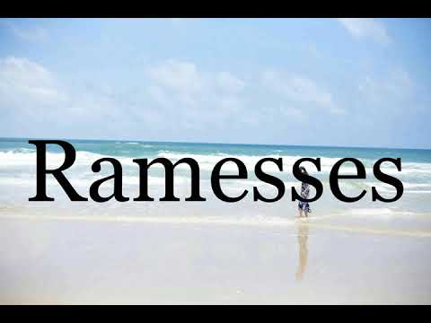 How To Pronounce Ramesses🌈🌈🌈🌈🌈🌈Pronunciation Of Ramesses