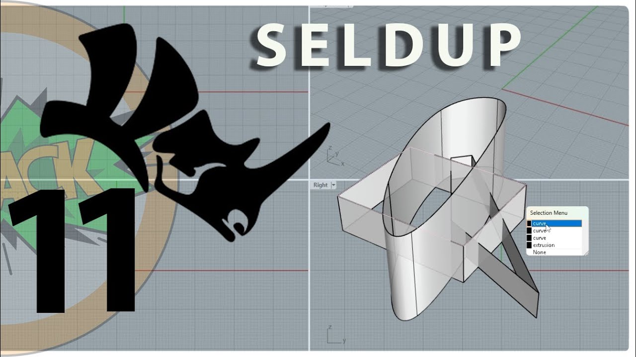 Keep Your Rhino Model Clean (SelDup Command) | RHINO FOR NOOBS EP11