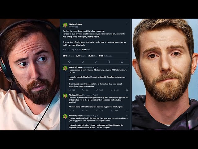 Asmongold gives his take on recent allegations against Linus Tech Tips ...