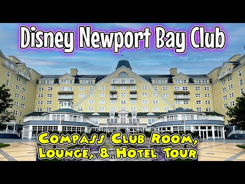 Disney Newport Bay Club Hotel | Room and Compass Club Lounge Tour | Disneyland Paris Resort