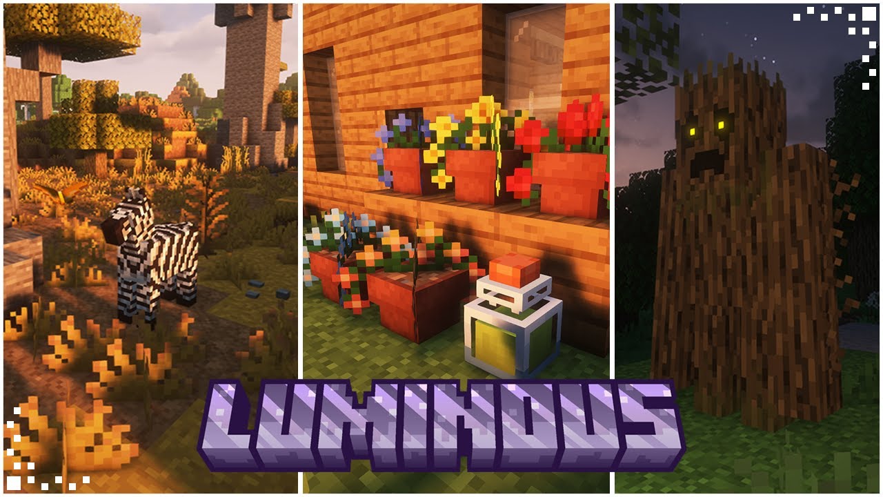 The Luminous Mod (Minecraft Mod Showcase) | New Mobs, Blocks & Legendary Beasts | Forge 1.19/1.20.1