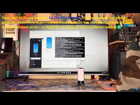 🔓 Erase & Remove iPhone Locked to Owner | Delete Apple & Cloud Database Server Method 🔧