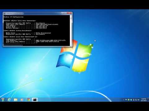 Check your IP address from the command prompt