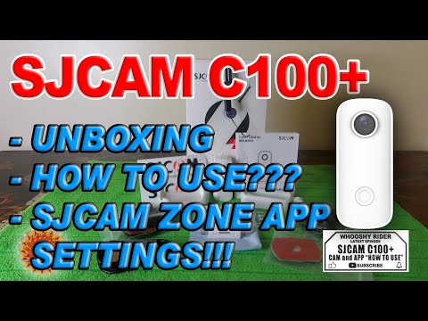 SJCAM C100+ CAM and APP Basic Operations And Settings