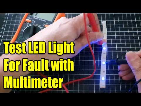 ???? How To Test the LED Light With a Multimeter (Working or Faulty?)