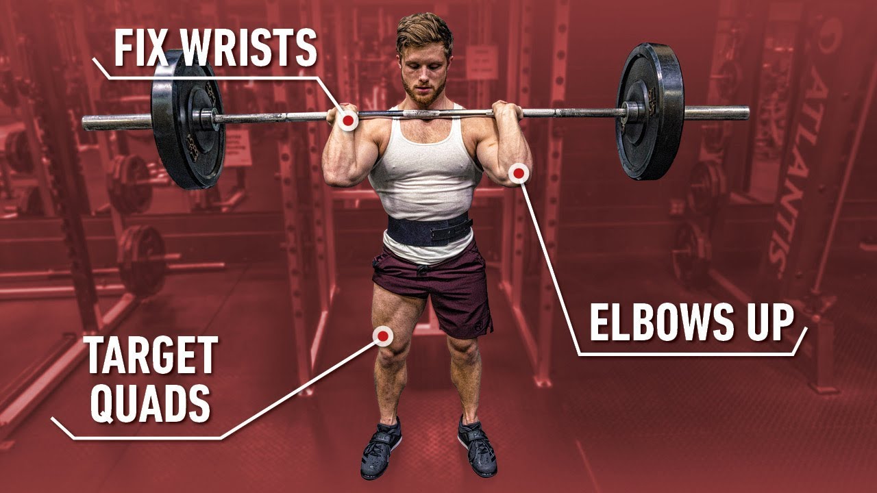 HOW TO FRONT SQUAT: Build Bigger Quads & A Stronger Squat