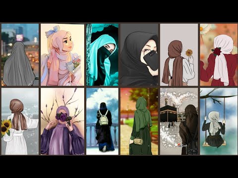 Hijab Girl Cartoon Dpzβ€βπ₯| Muslim Girl Hijabi Girl Cartoon Dp | Muslim hijab Girl Dp For Whatsapp