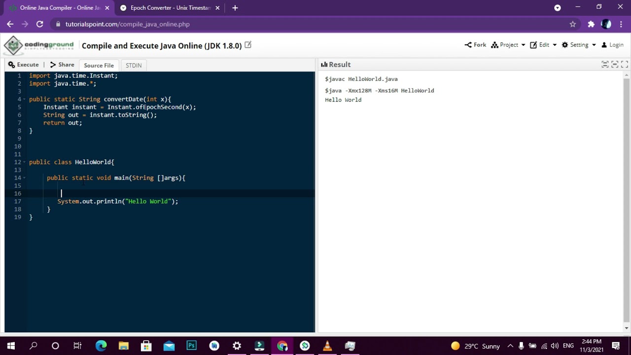 How to convert an Epoch number to readable time and date in Java