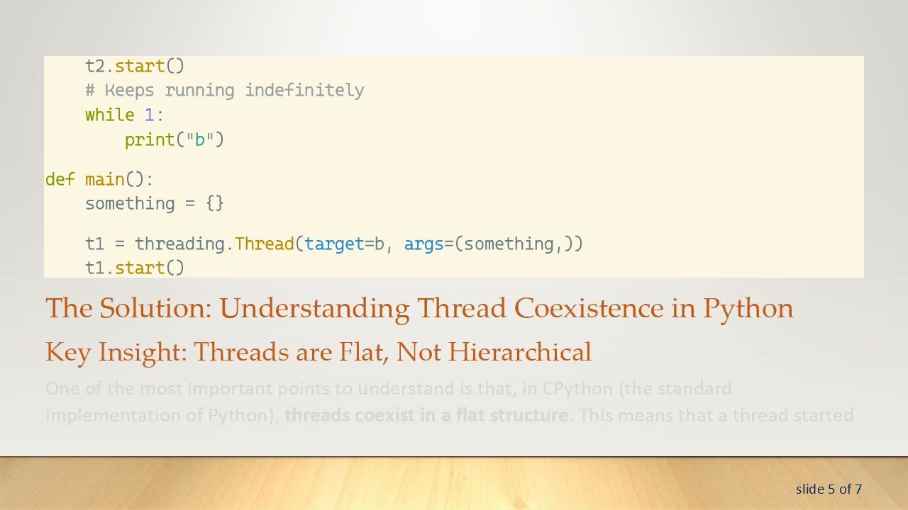 Understanding Multi Threading: Two Threads vs Nested Threads in Python