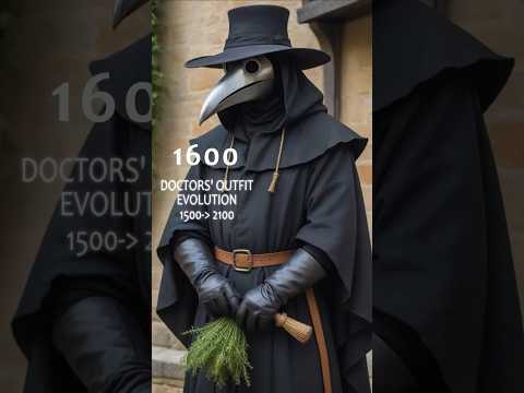 Evolution of Doctors' attire made with AI ????⚕️#evolution #medicine #ai