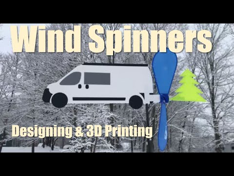 Van Wind Spinner by nafis - Thingiverse