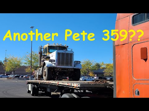 We found a hood, but is it has a new truck with it.. two Pete 359's Can it drive 1600 miles? Part 2