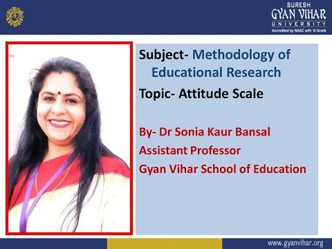 Attitude Scale