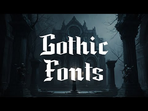 12 Captivating Gothic Fonts for the Modern Designer's Toolkit!