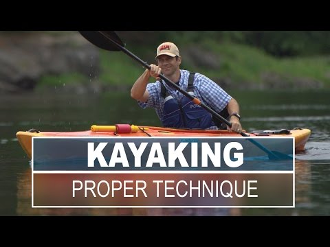 Proper Technique for Paddling a Kayak