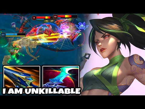 AD AKALI is EVEN MORE ANNOYING TO FACE THAN AP. Now I have healing and shielding!