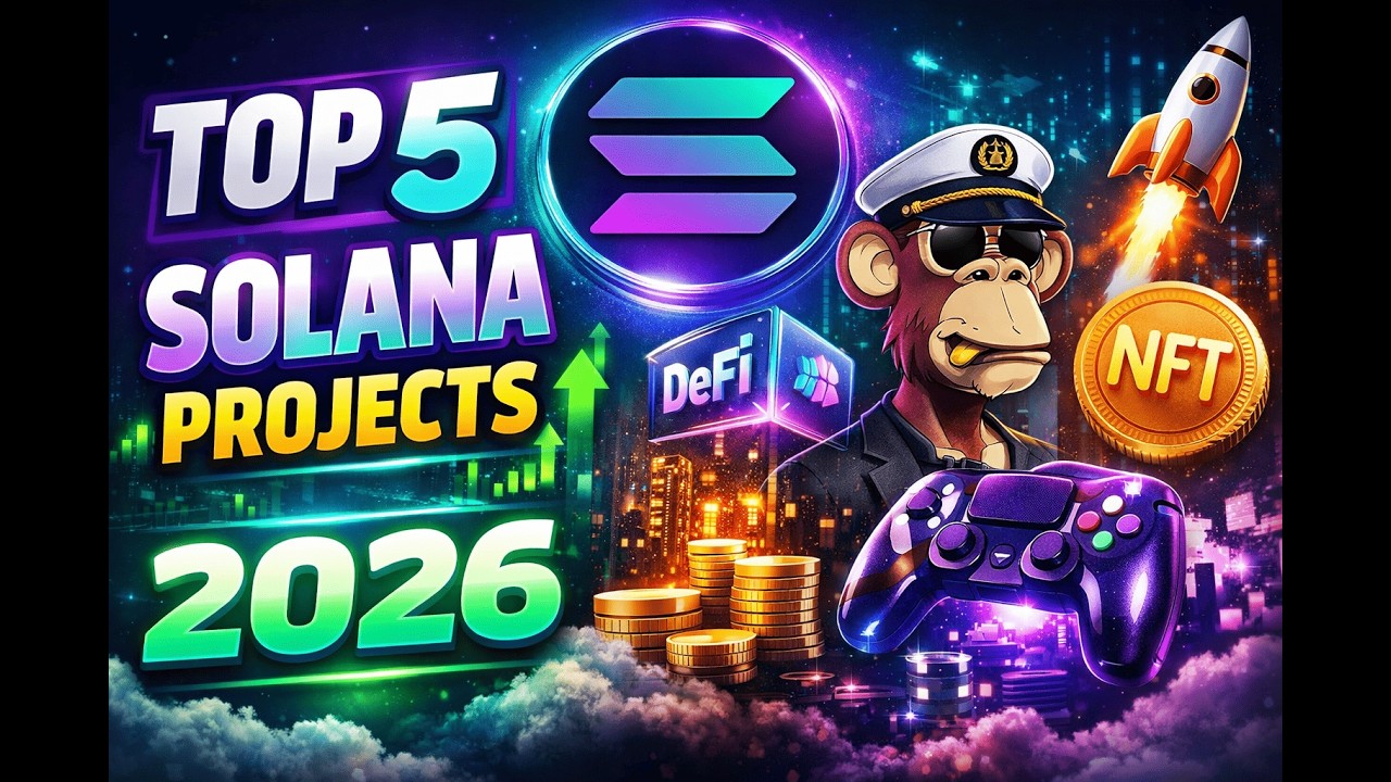 Top 5 Solana Projects in 2026 🚀 Best SOL Ecosystem Picks