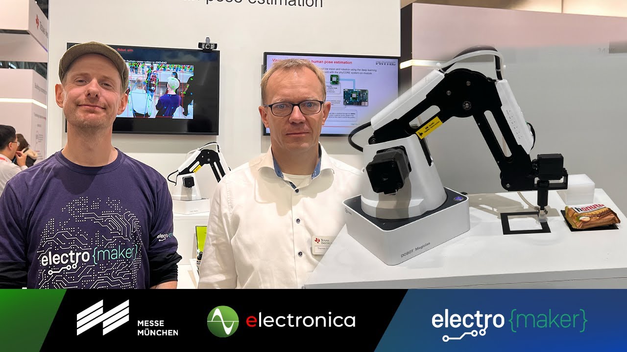 Texas Instruments AI-Powered Human Pose Estimation technology - Electronica 2024