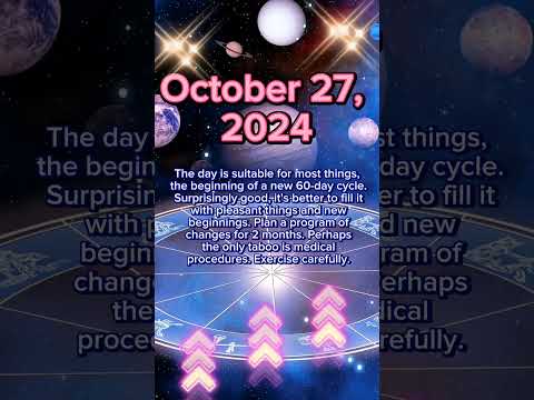 ♈Important tips for October 27, 2024 for all zodiac signs ♌General & Daily Horoscope ♎ #astrology