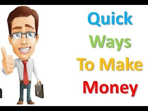 Quick Ways To Make Money From Home - 7 Fast And Easy Ways