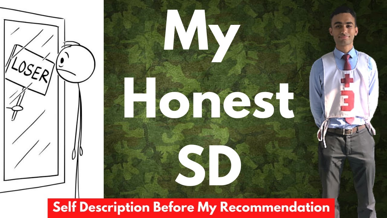 SD i Wrote Before Recommendation | Self Description Test | My Honest SD | Psychology Test #ssbdilse