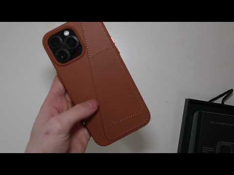 Mujjo Leather Wallet Case With MagSafe for iPhone 14 Pro Max
