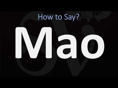 How to Pronounce Mao? (CORRECTLY)
