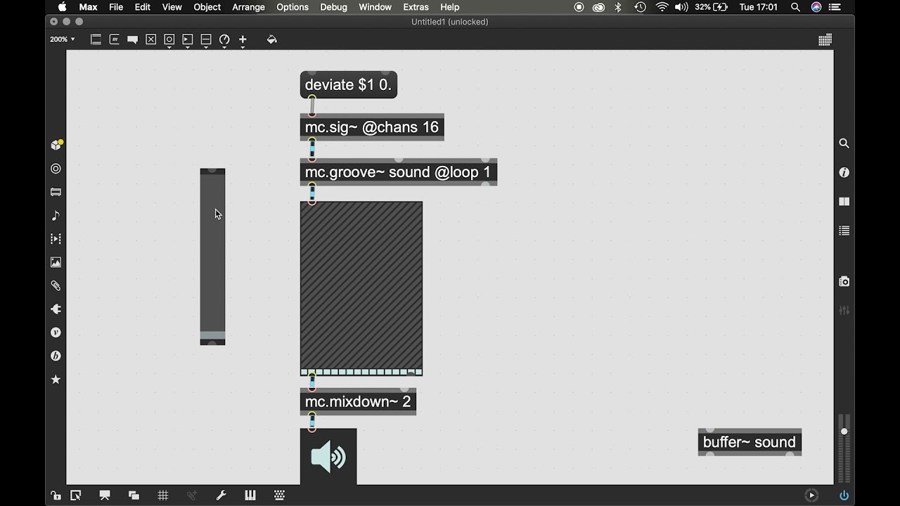 Texture Generator in Max/MSP using mc.groove~