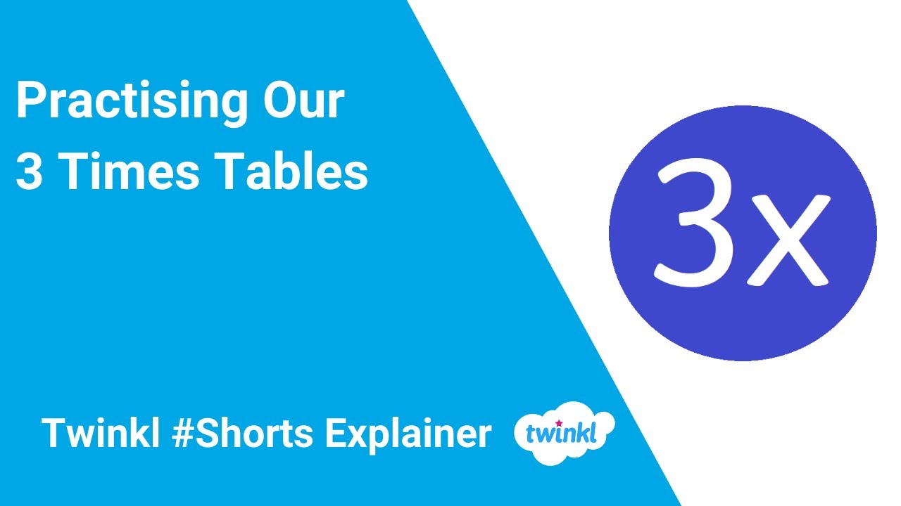 Practising Our 3 Times Table #Shorts