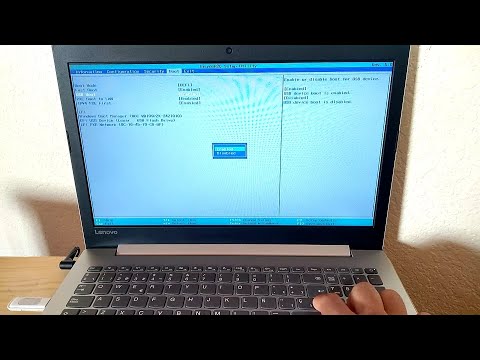 How to Boot From a USB Drive on Lenovo laptops / UEFI BIOS